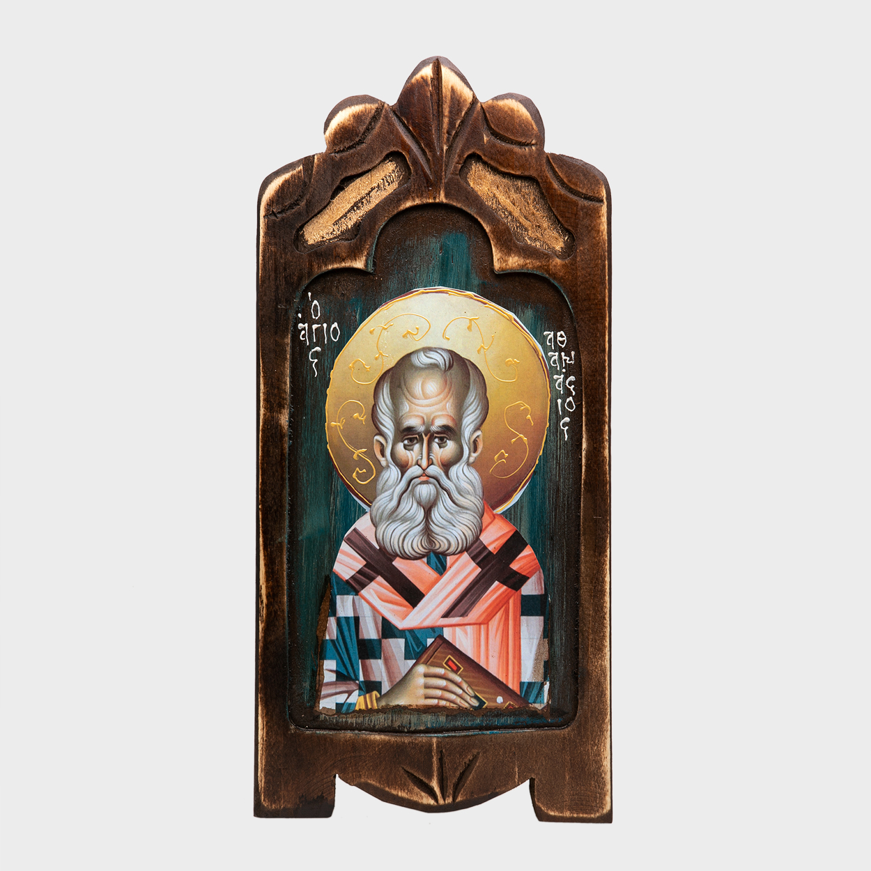 ΕΙΚΟΝΑ ΑΓΙΟΥ ΑΘΑΝΑΣΙΟΥ | ΞΥΛΙΝΕΣ ΕΙΚΟΝΕΣ ΑΓΙΩΝ