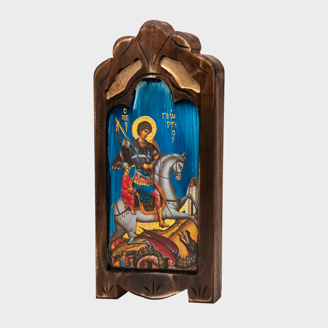 ΕΙΚΟΝΑ ΑΓΙΟΥ ΓΕΩΡΓΙΟΥ | ΞΥΛΙΝΕΣ ΕΙΚΟΝΕΣ ΑΓΙΩΝ