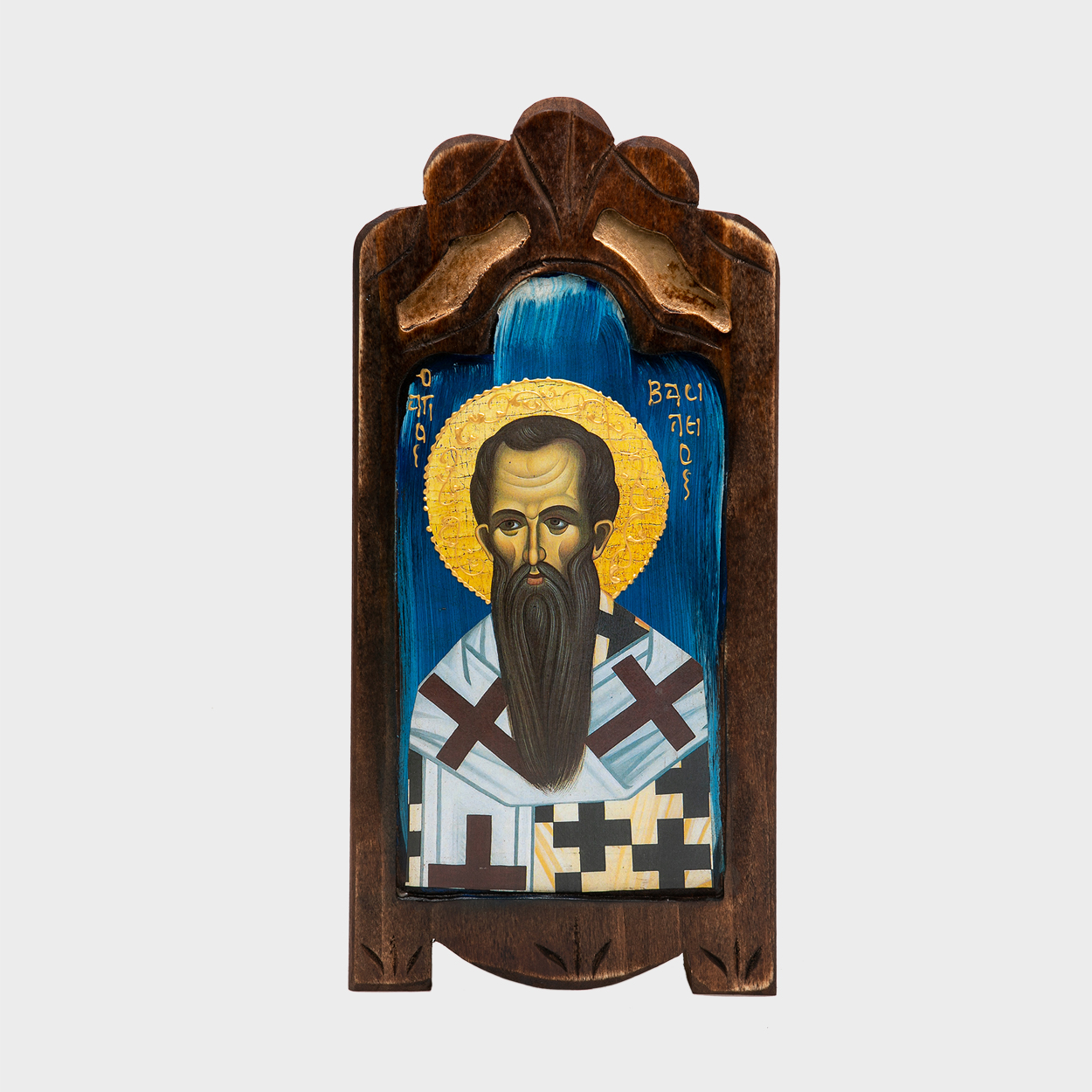 ΕΙΚΟΝΑ ΑΓΙΟΥ ΒΑΣΙΛΕΙΟΥ | ΞΥΛΙΝΕΣ ΕΙΚΟΝΕΣ ΑΓΙΩΝ